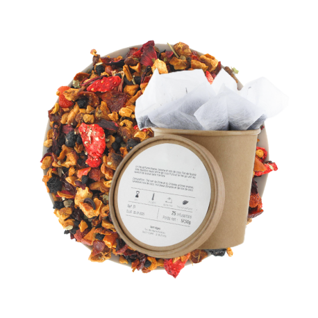Infusettes x25 Infusion confiture de fruits rouges BIO*